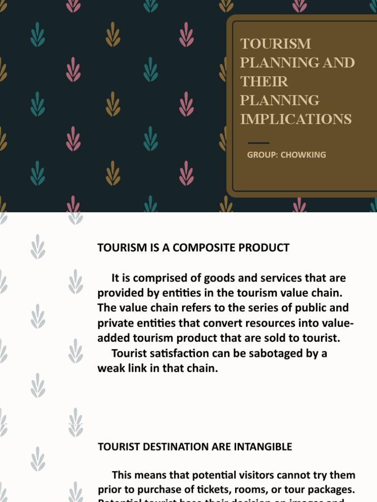 Tourism Planning and Their Planning Implications | PDF | Tourism ...