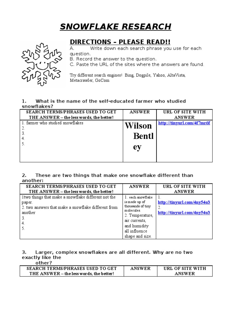 Snowflake Research: Wilson Bentl Ey | PDF | Snow | Earth Phenomena