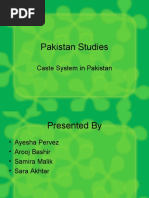 Caste System in Pakistan | PDF | Caste | Mughal Empire