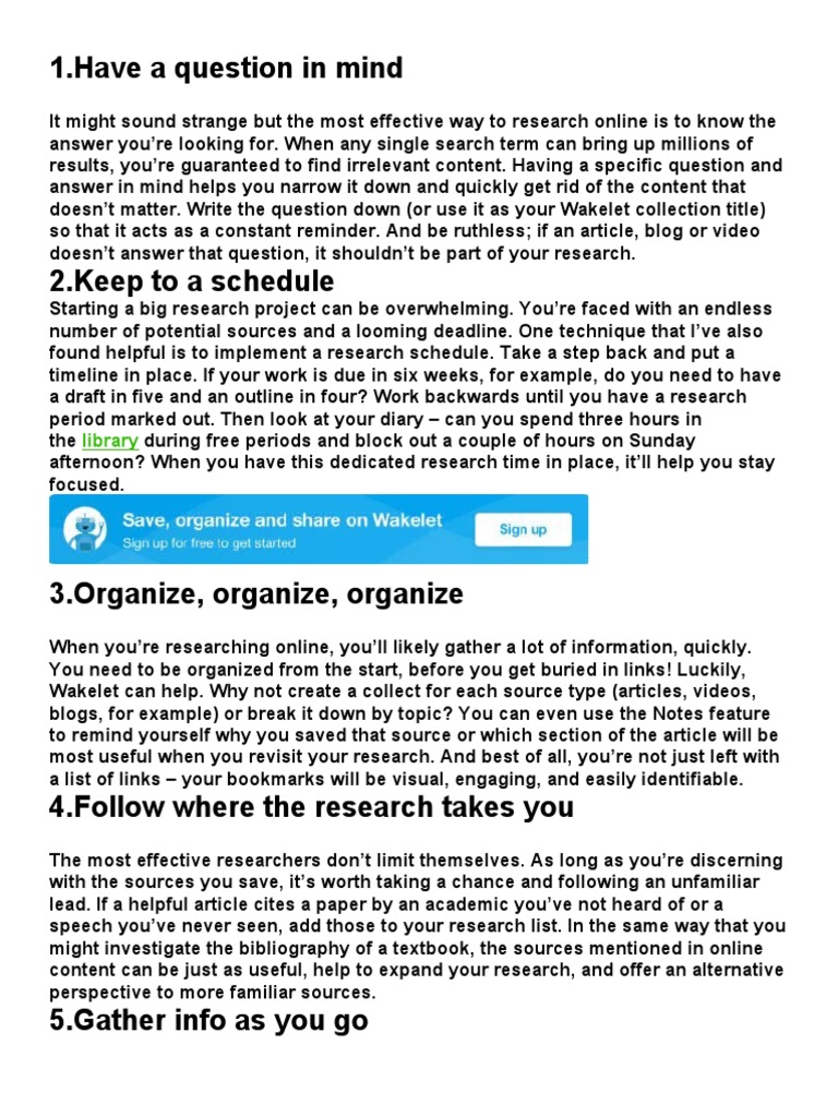 Effective Online Research Strategies | PDF | Blog | Communication