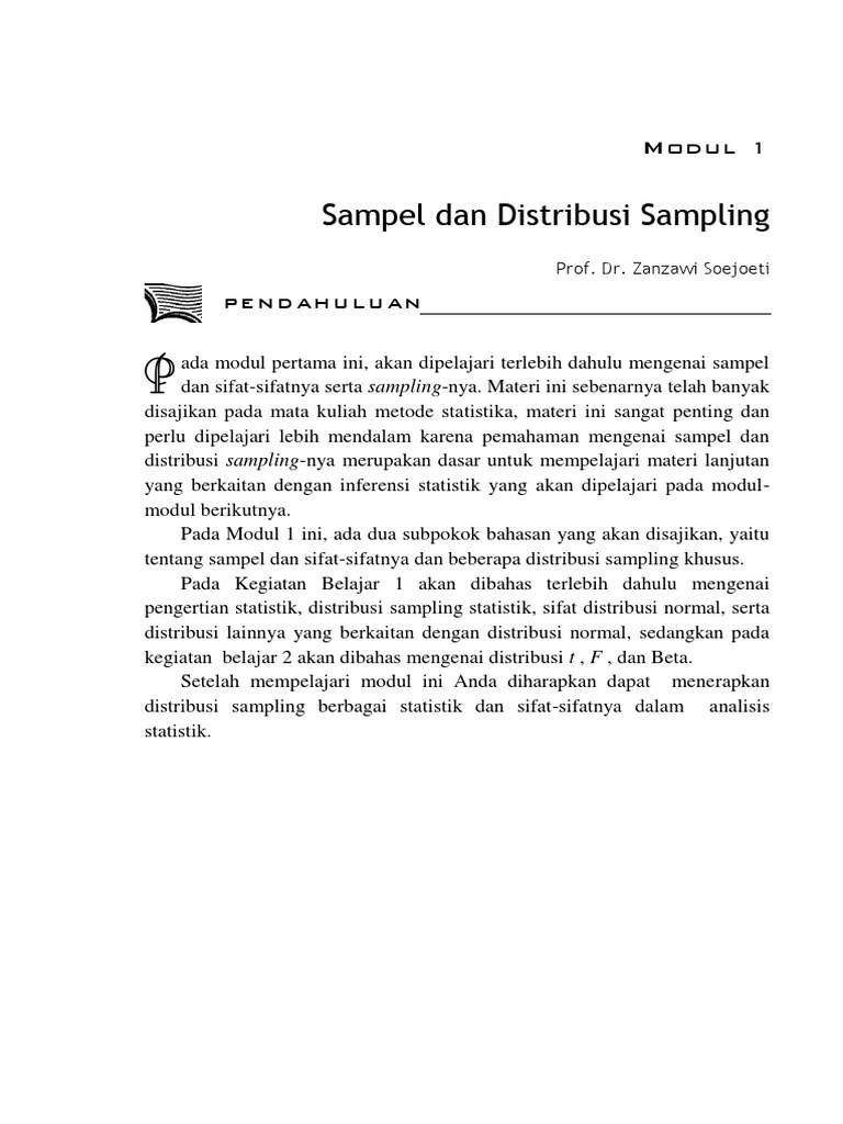 Statmat Materi TF | PDF