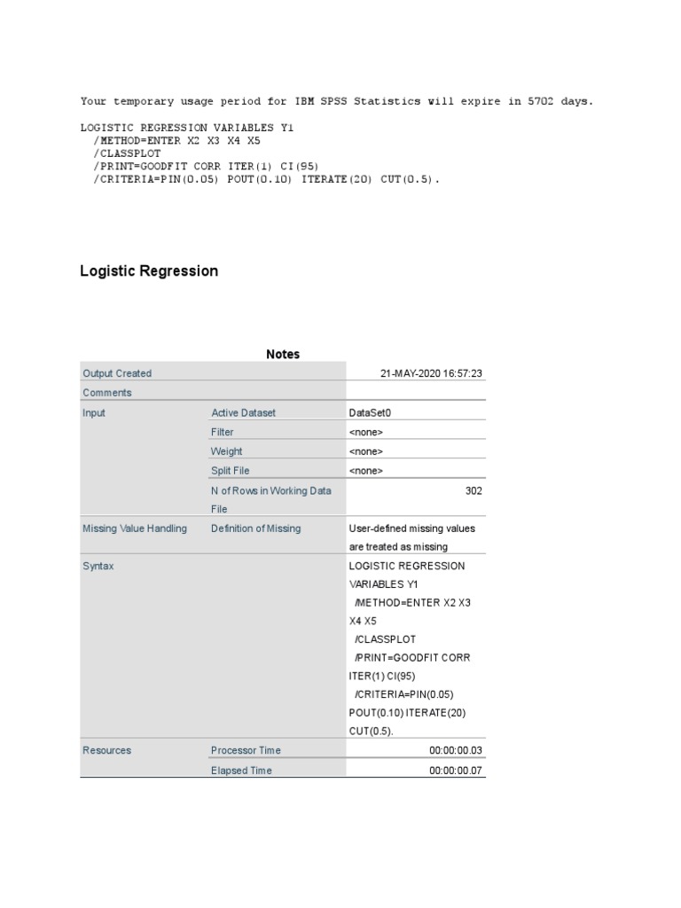 Logistic Regression: Notes | PDF | Logistic Regression | Statistical ...