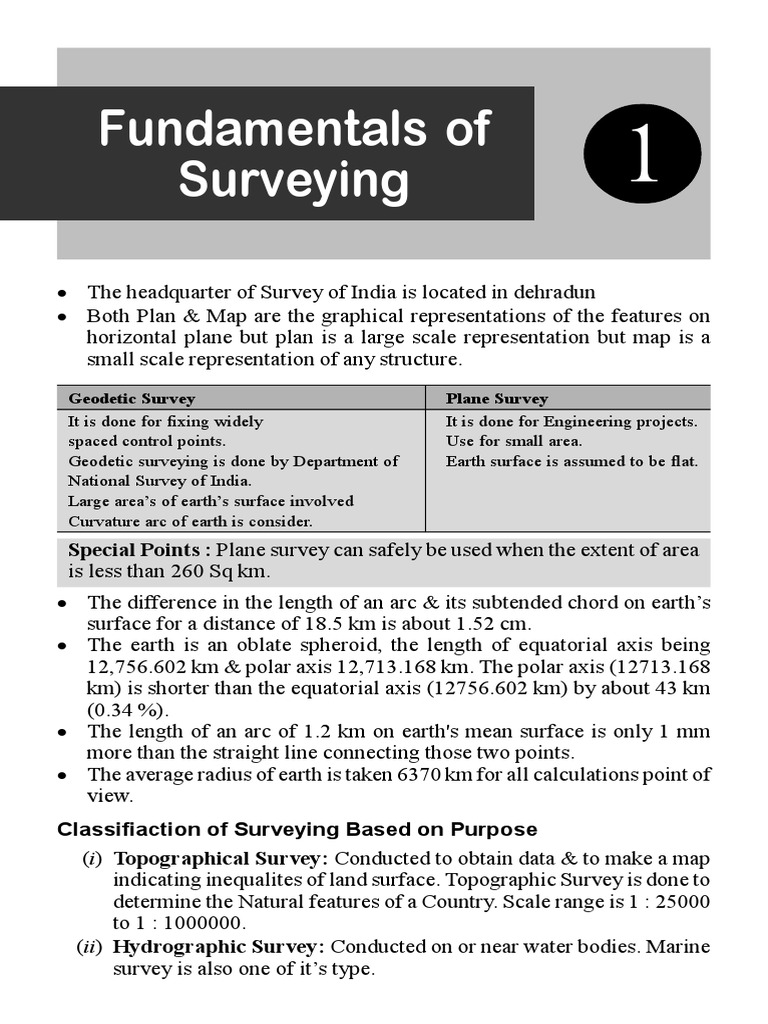 Survey Booster | PDF | Surveying | Observational Error