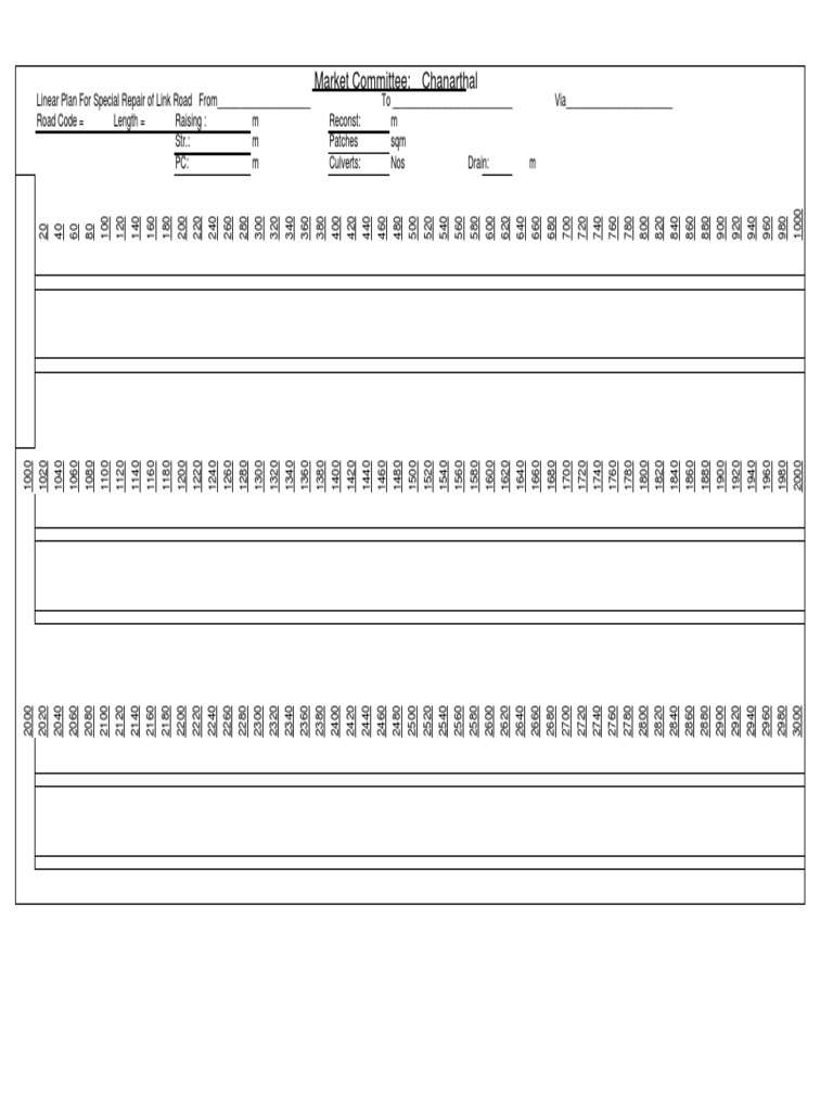 Linear Plan Template | PDF