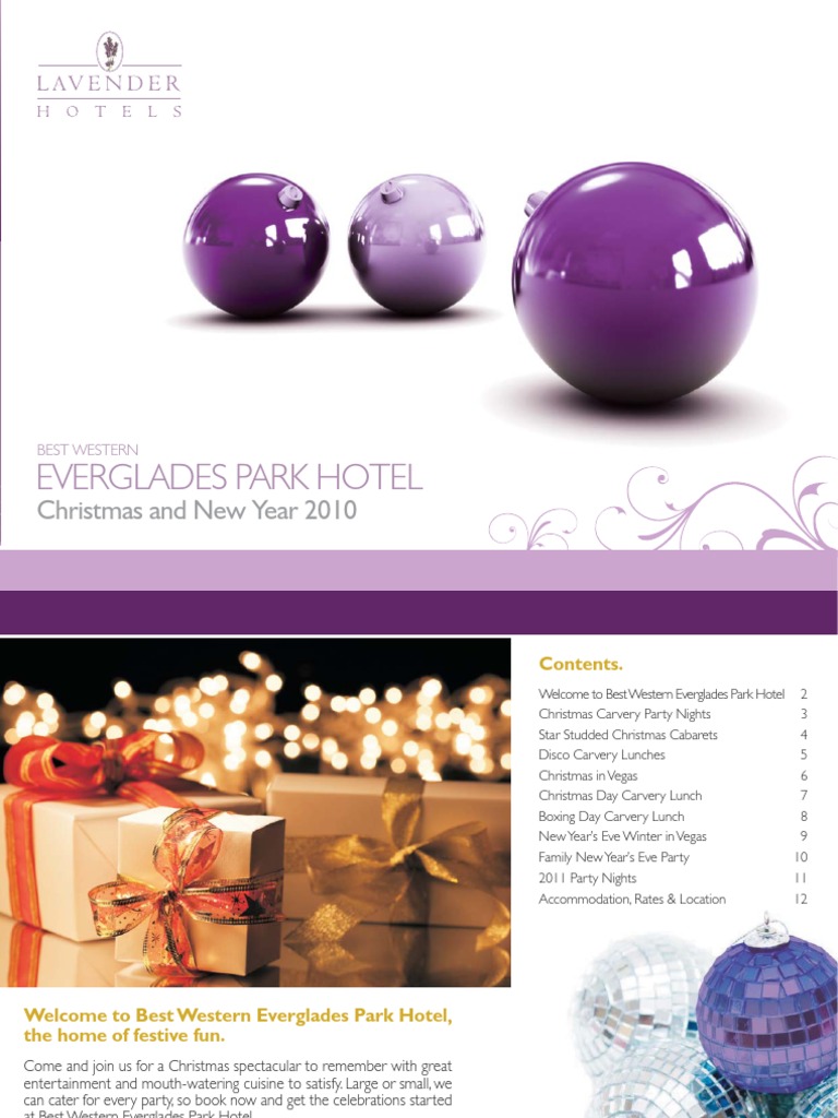Everglades Christmas Brochure | Download Free PDF | Lunch | Cooking