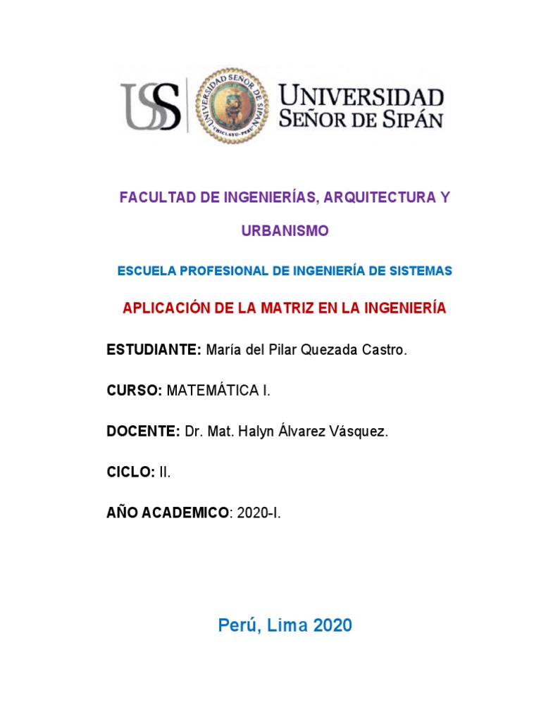Aplicación de las matrices en ingeniería: El uso de matrices en Java como ejemplo de su ...
