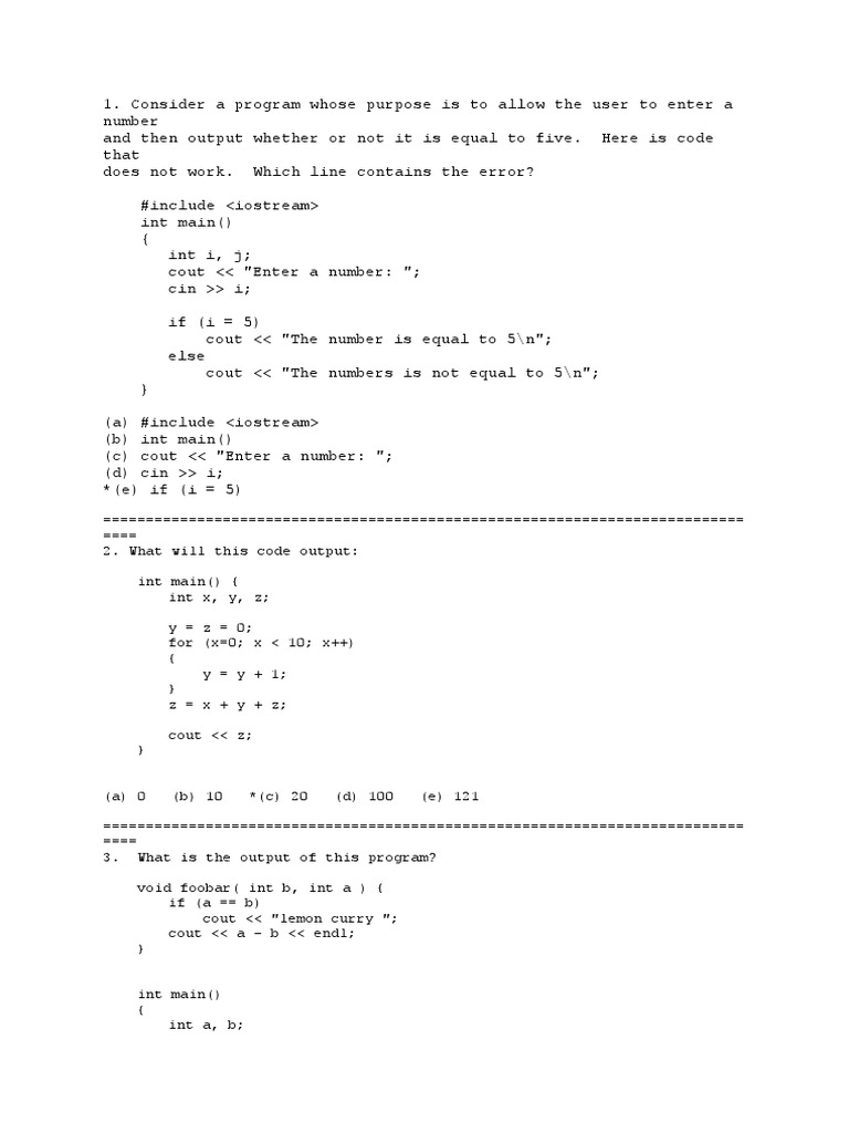 Soalan C++ | PDF | Theoretical Computer Science | Computer Engineering