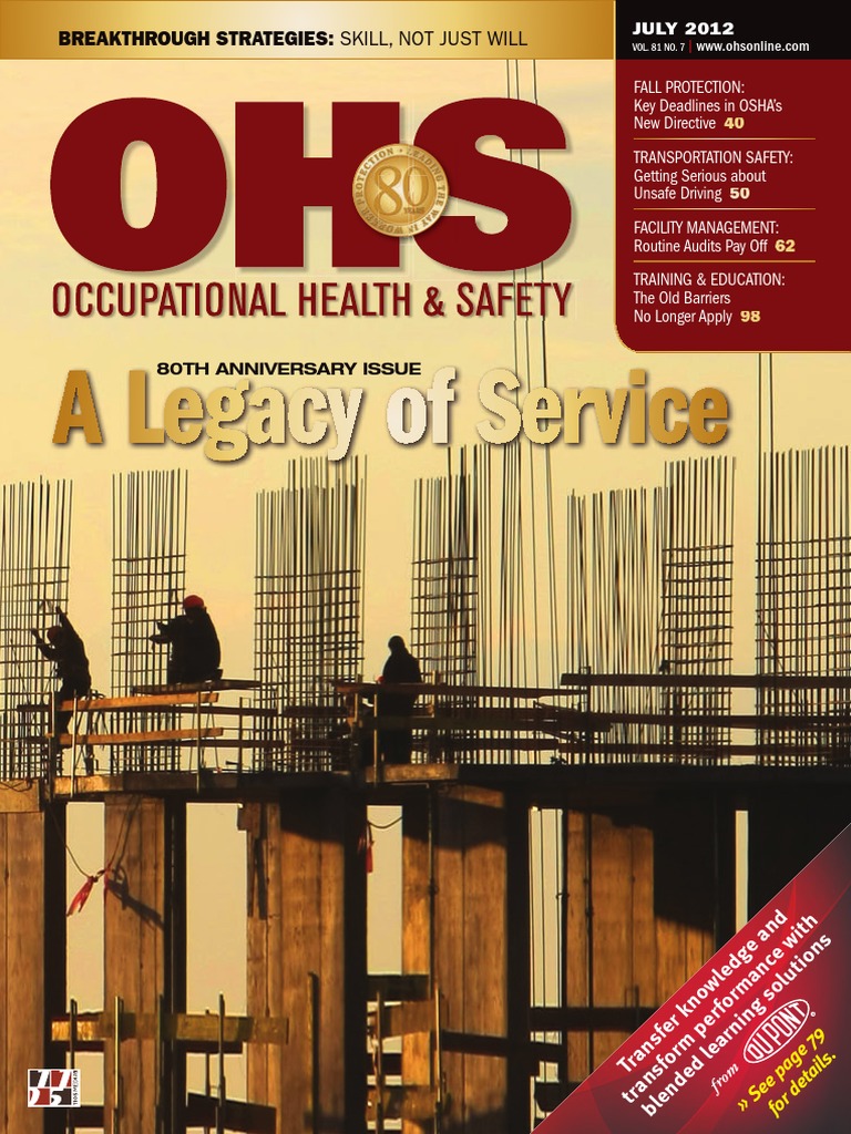 07 OHS Journal Jul 2012 | PDF | Safety | Occupational Safety And Health