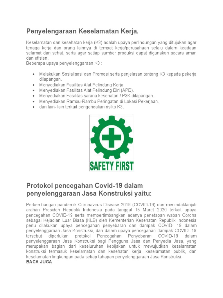 K3 Protokol Covid | PDF