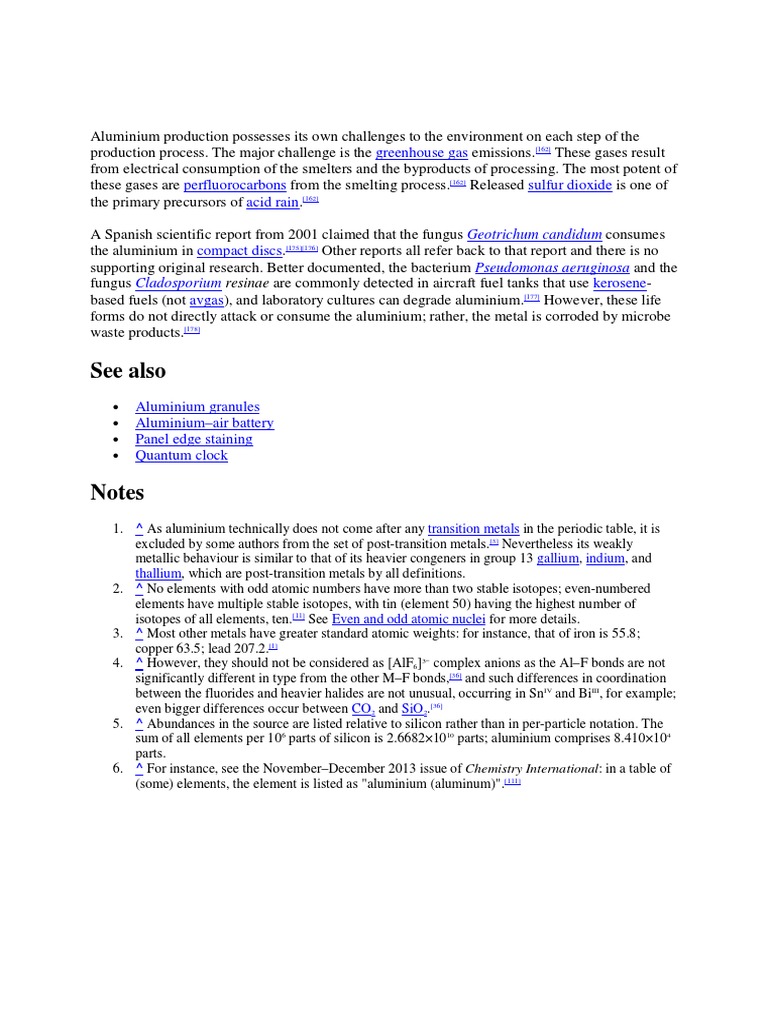 Aluminium 28 | PDF | Chemical Elements | Aluminium Aluminium 28 | PDF | Chemical Elements | Aluminium