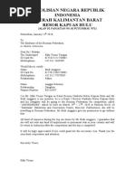 Surat Undangan Untuk Visa China | PDF