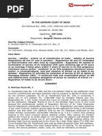 Nargesh Mirza V Air India | PDF | Flight Attendant | Judgment (Law)