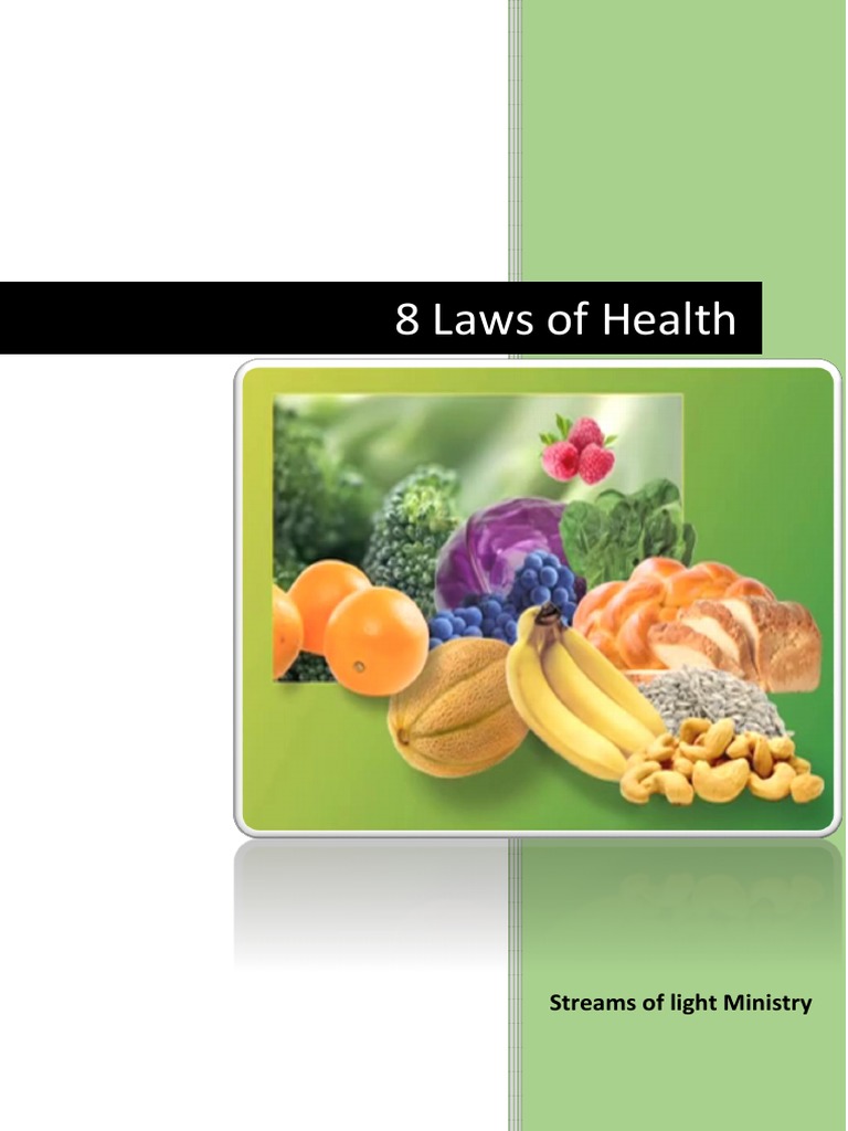 8 Laws Of Health Streams Of Light Ministry Pdf Glycogen Vitamin D