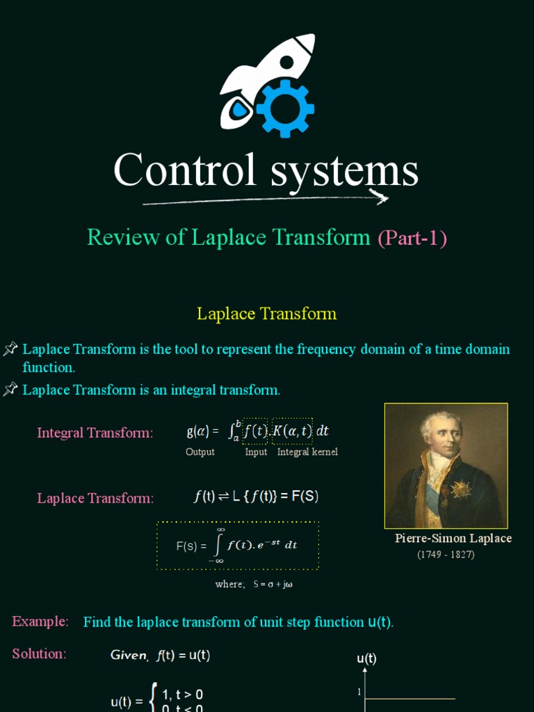 Control Systems: Review of Laplace Transform | PDF | Laplace Transform ...