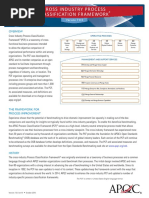 APQC Process Classification Framework Guide | PDF | Performance ...