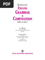 Elementary English Grammar Class-5 | PDF
