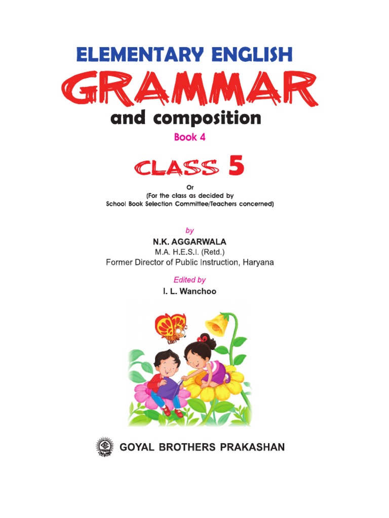 Elementary English Grammar Class-5 | PDF