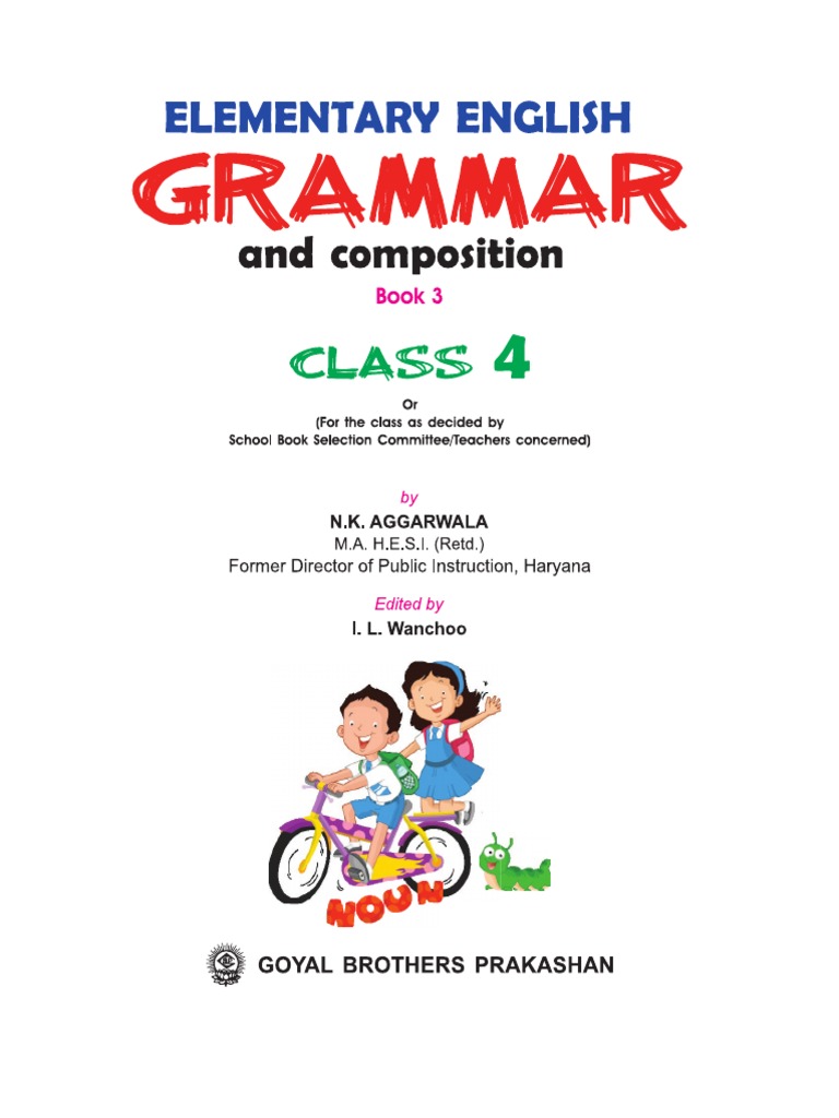 Elementary English Grammar Class-4 | PDF