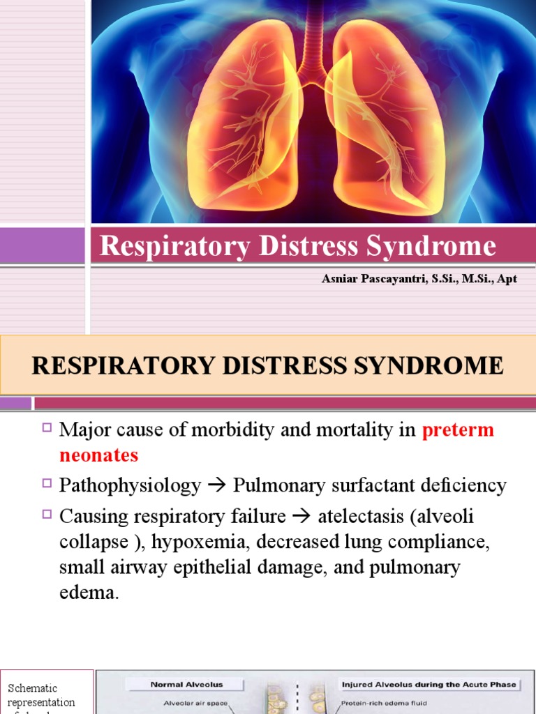 Respiratory Distress Syndrome | PDF | Respiration | Membrane Active ...