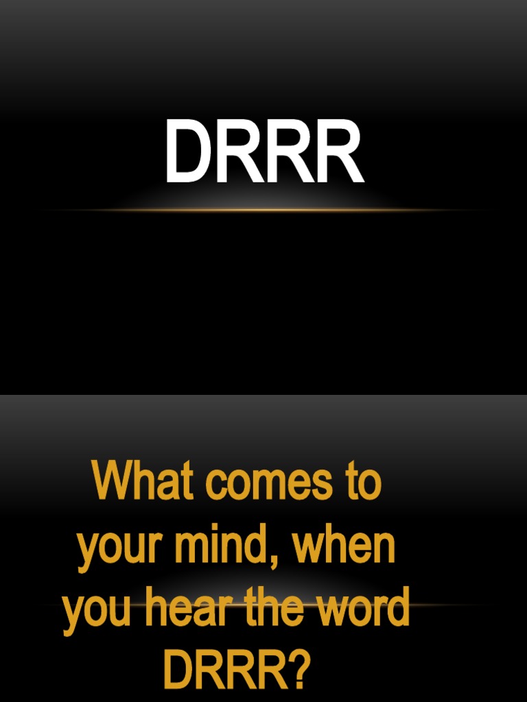 DRR Lesson 1 | PDF | Hazards | Risk