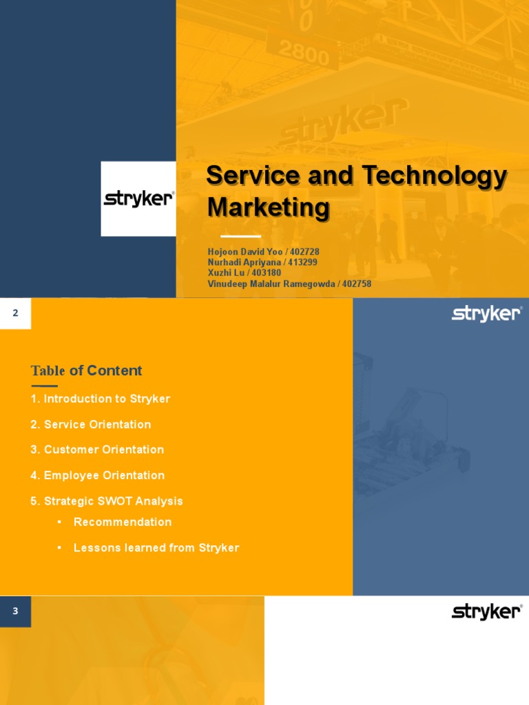 Stryker - Draft - Final - Version 02 | PDF | Competition | Mergers And ...