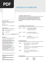IIT Bombay Resume Template 2021 | PDF | Propulsion | Rocket