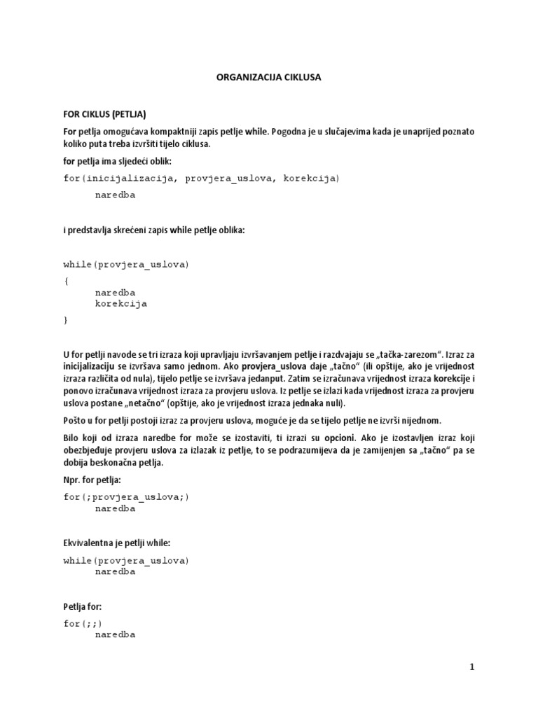 For Petlja I | PDF