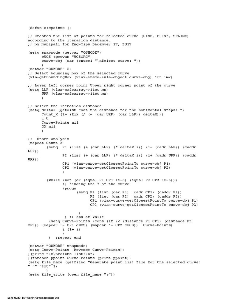 Sensitivity: LNT Construction Internal Use | PDF | Algebraic Geometry | Analytic Geometry