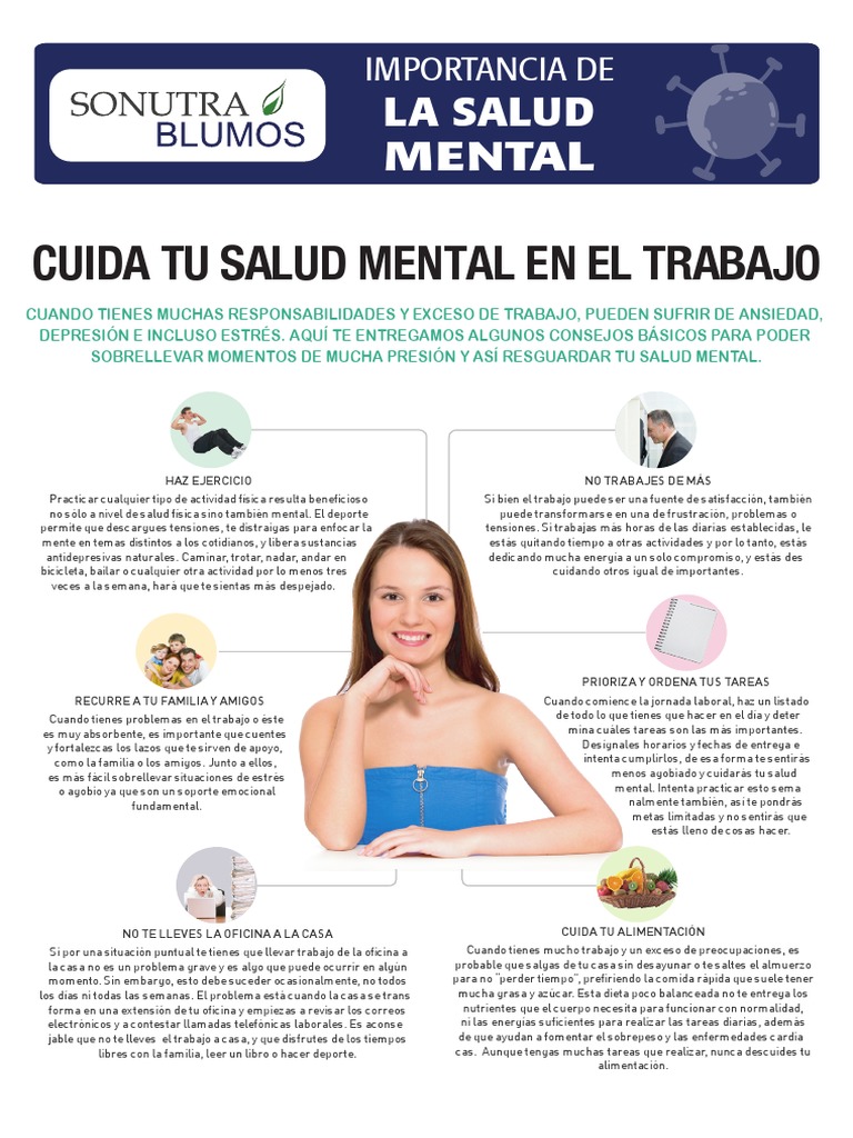 Importancia de La Salud Mental | PDF | Estrés (biología) | Ciencias del ...