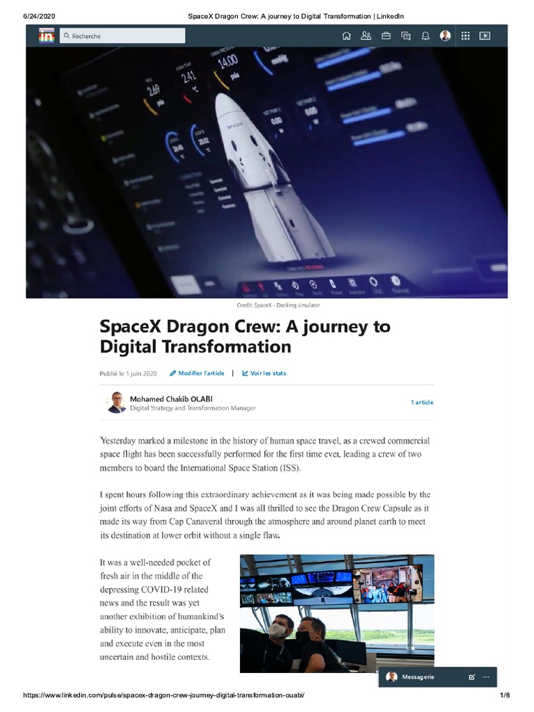 SpaceX and Digital Transformation | PDF