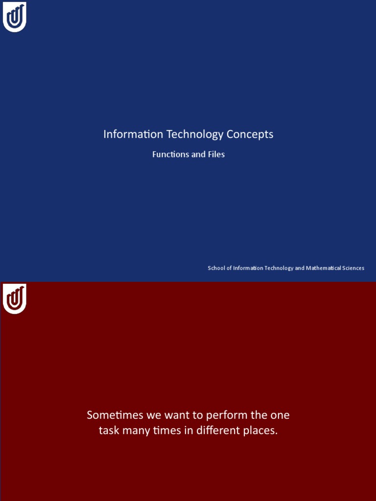 ITC - Functions and Files | PDF | Area | Length