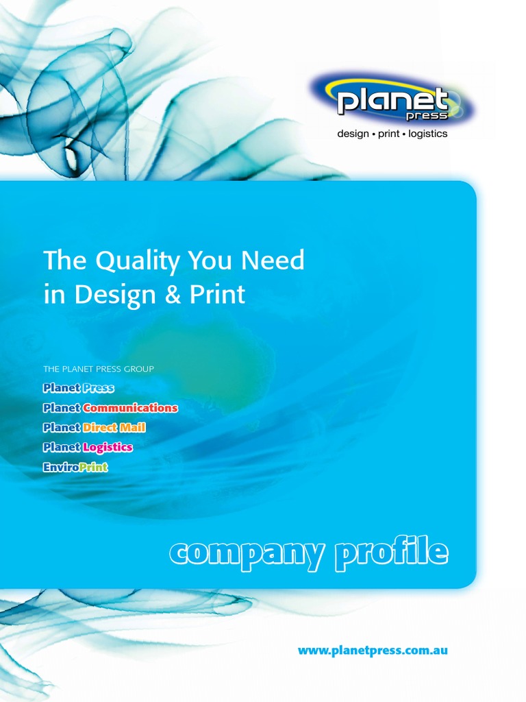 Planet Group Company Profile | PDF | Direct Marketing | Warehouse