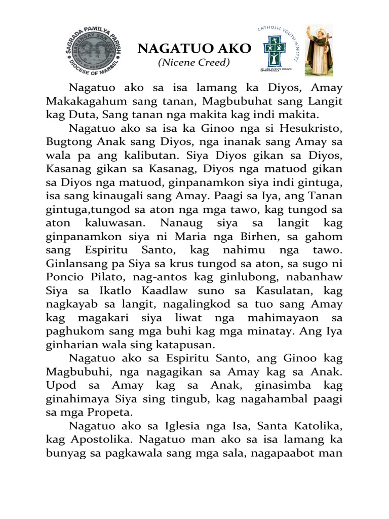Nagatuo Ako | PDF