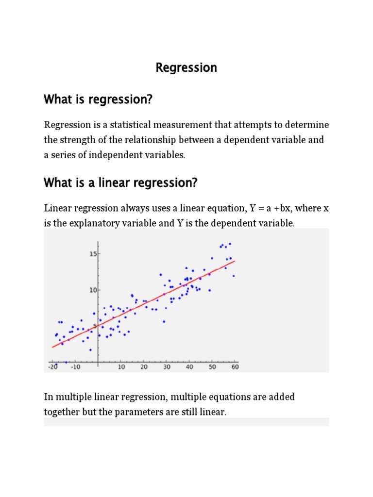 Regression Analysis | PDF | Regression Analysis | Linear Regression