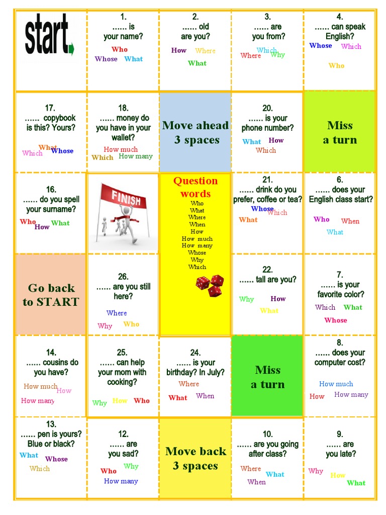 Question Words Boardgames - 113755 | PDF | Hot Drinks | Drink