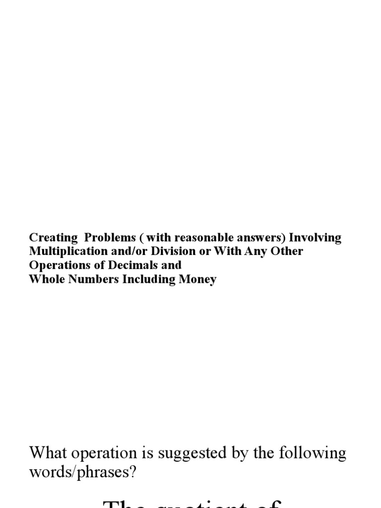 Creates Problems (With Reasonable Answers) | PDF | Business
