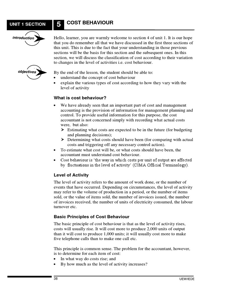 Unit 1 Section 5 | PDF | Output (Economics) | Labour Economics
