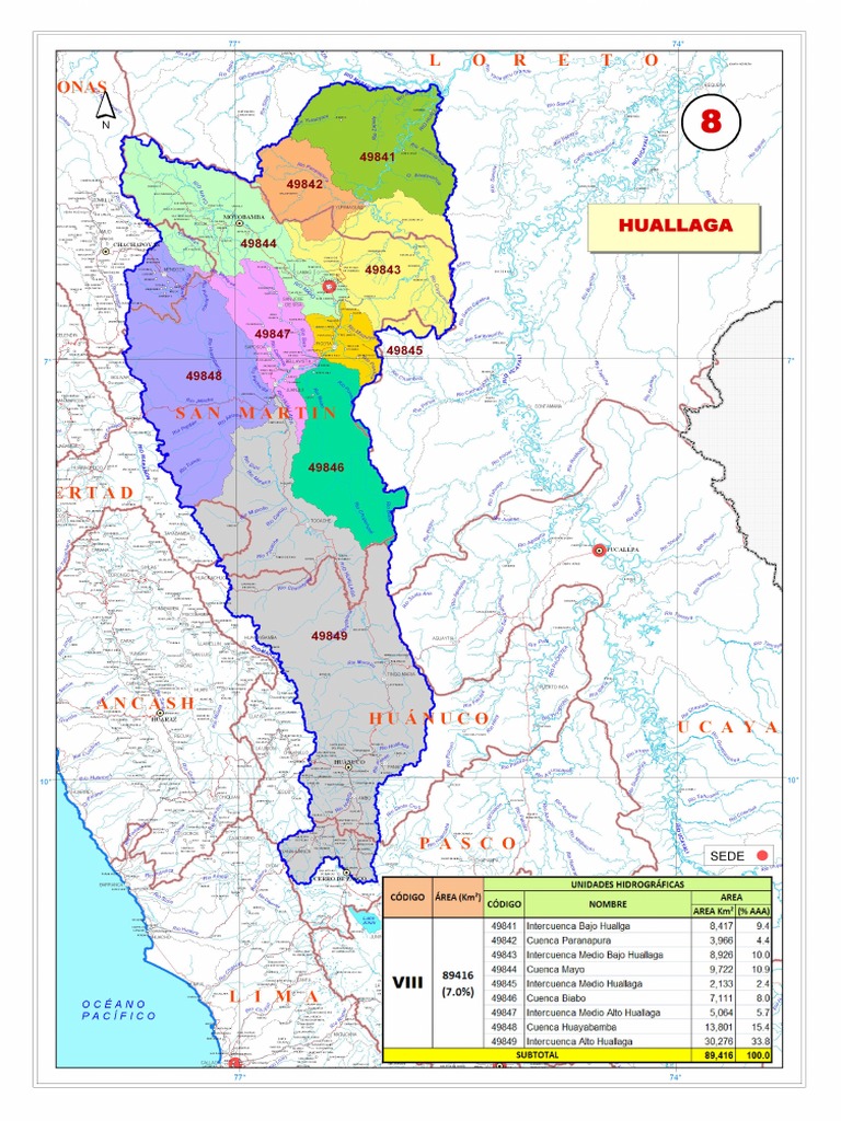 Aaa-Huallaga Mapa Ana PDF | PDF