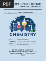 Paper Chromatography Lab Report | PDF | Chromatography | Elution