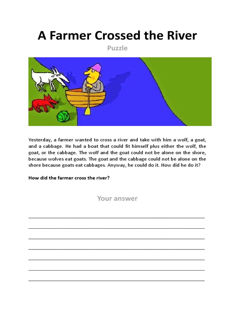 Farmer Crosses River PAST | PDF
