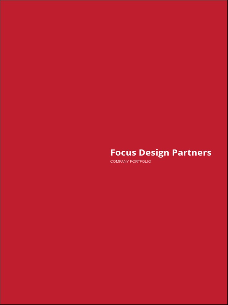 © Focus Design Partners - Company Portfolio 2019 | PDF | Building ...