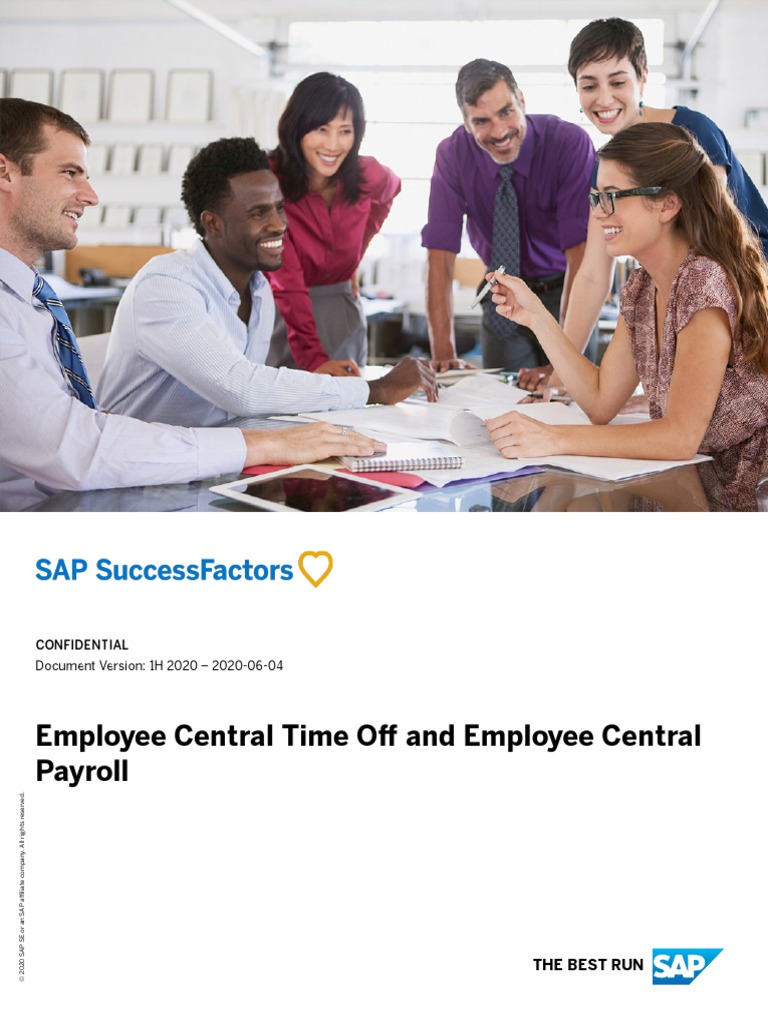 Employee Central Time Off and Employee Central Payroll PDF | PDF ...