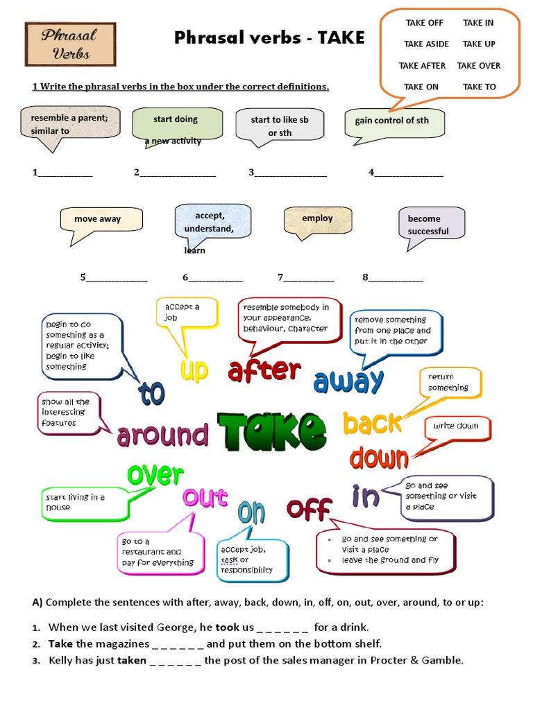 Take Phrasal Verbs | PDF
