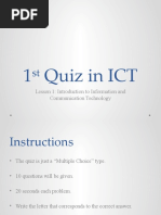 Epp - Ict6 Summative Test 1 | PDF | Internet | Wiki