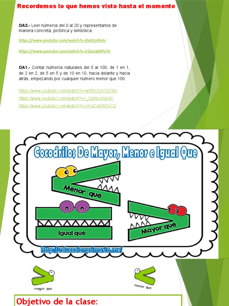 Mayo, Menor, Igual | PDF