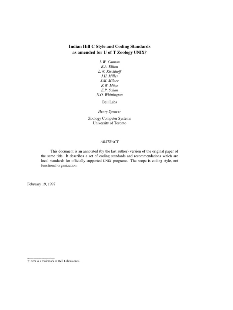 Coding Standards | PDF | Subroutine | Parameter (Computer Programming)