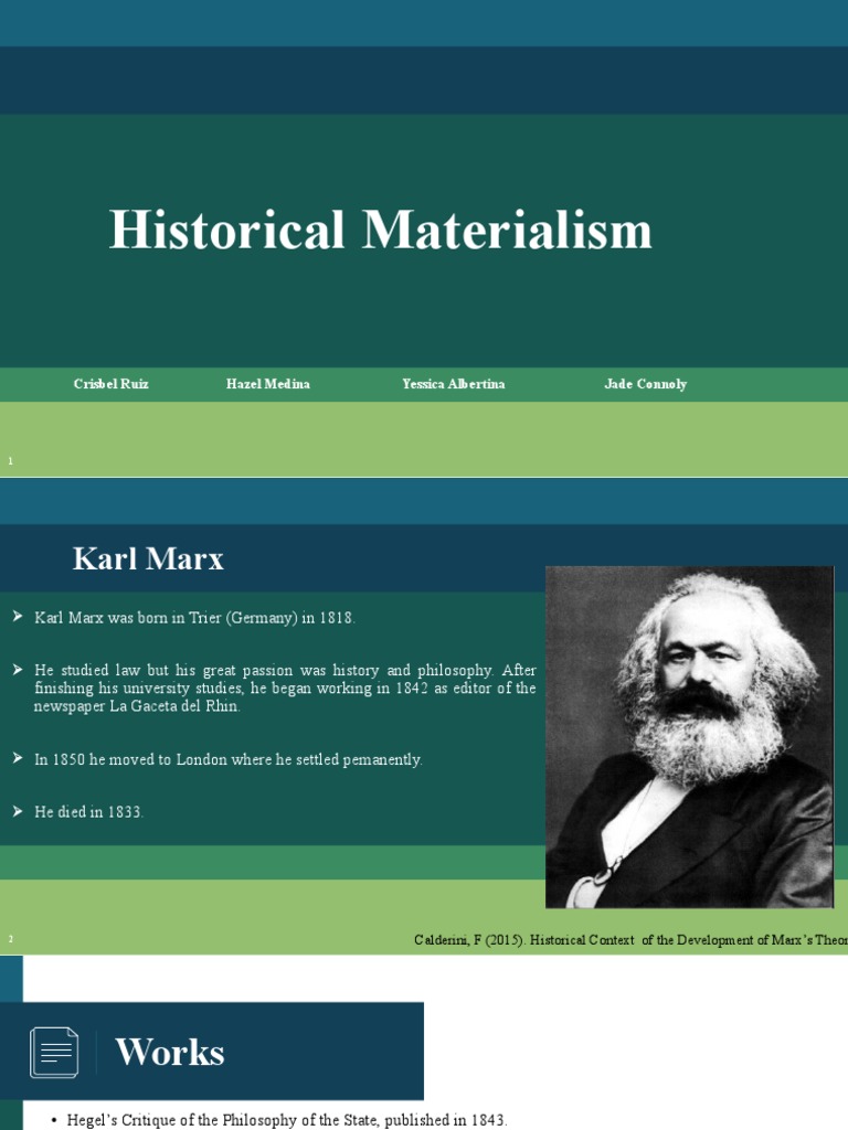 Historical Materialism | PDF | Karl Marx | Marxism