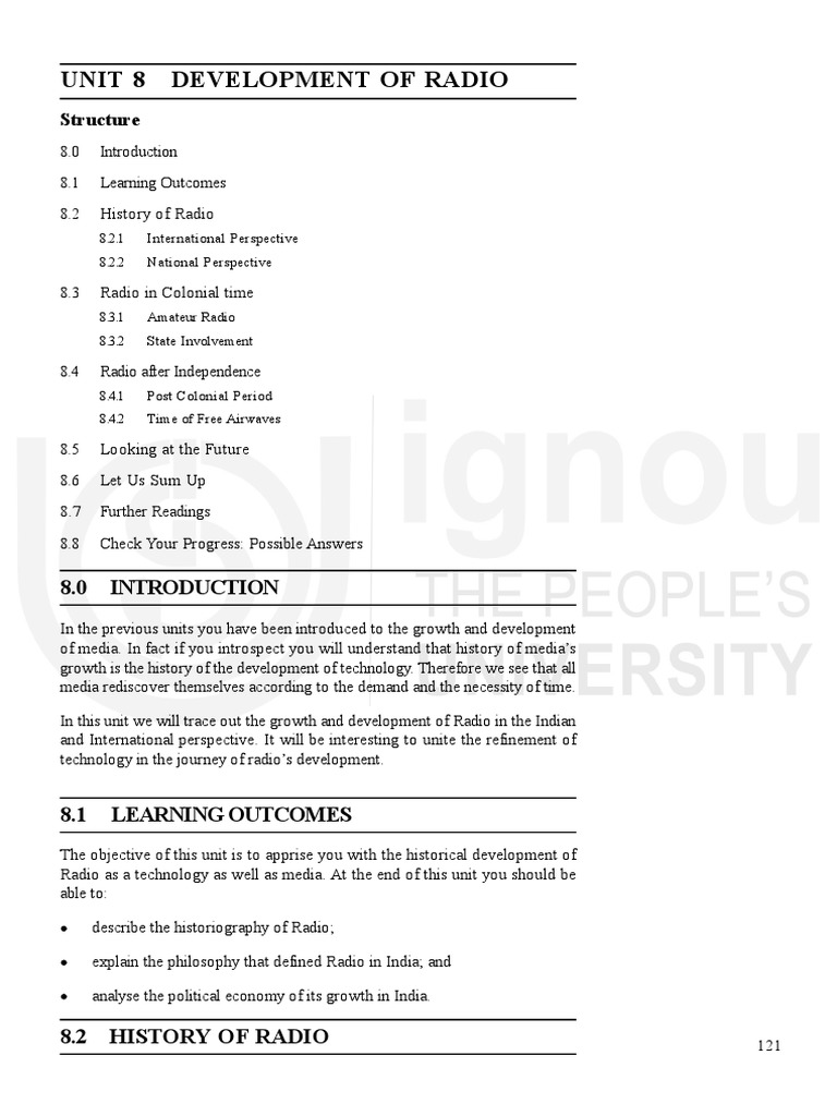 Development of Radio PDF | PDF | International Monetary Fund | Radio