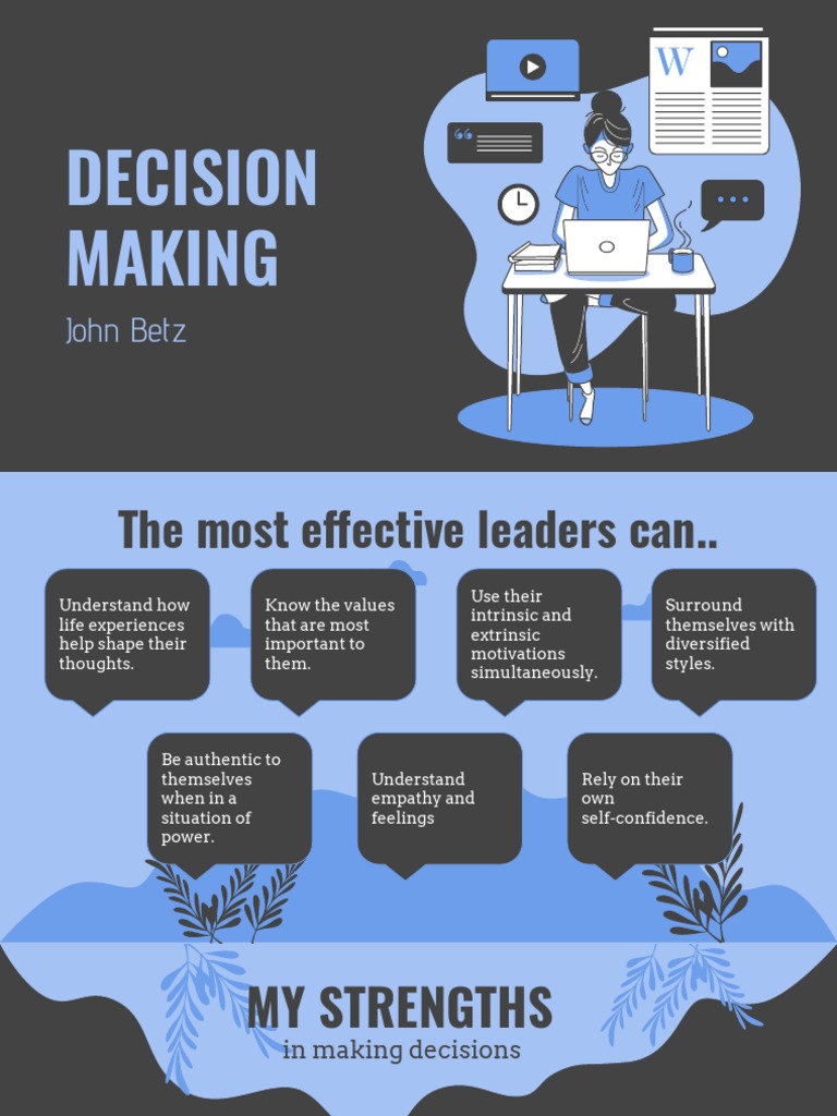 Decision Making Presentation | PDF | Decision Making | Motivation