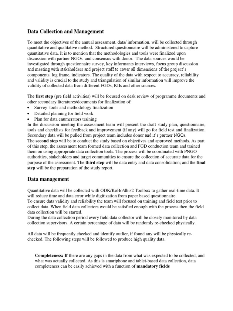 Data Management and Sampling | PDF | Survey Methodology | Data Collection